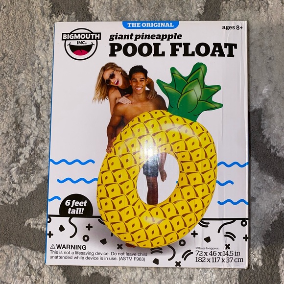 Big Mouth Inc | Other | Big Mouth Inc Giant Pineapple Pool Float 6 Feet Tall | Poshmark